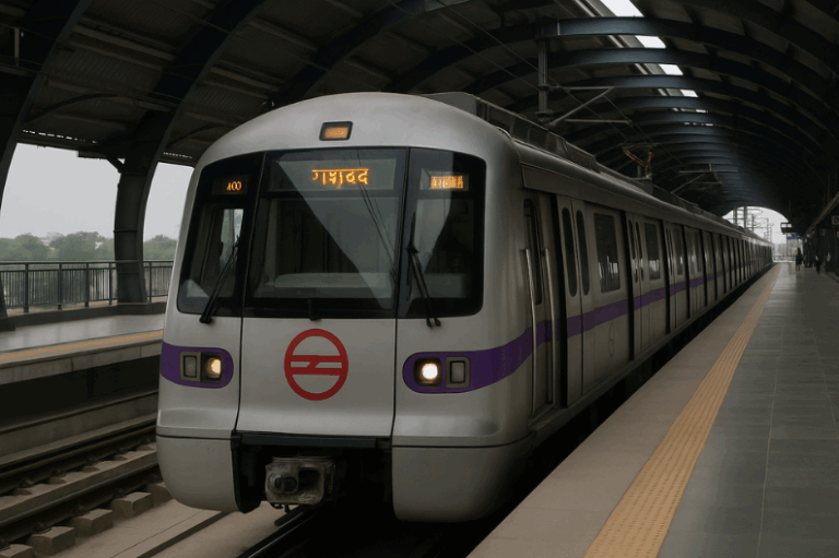 The Violet Line Metro: Connecting Delhi to Faridabad