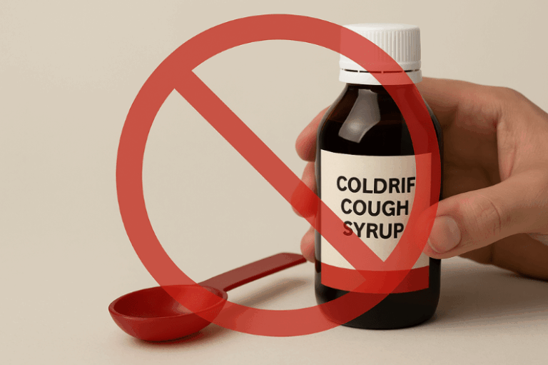 Government Ban on Coldrif Cough Syrup After Deaths of Children